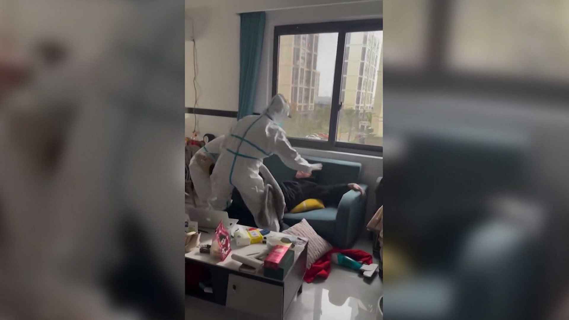 CNN on Twitter: "A man was dragged out of his home in China after allegedly refusing to go to a ...