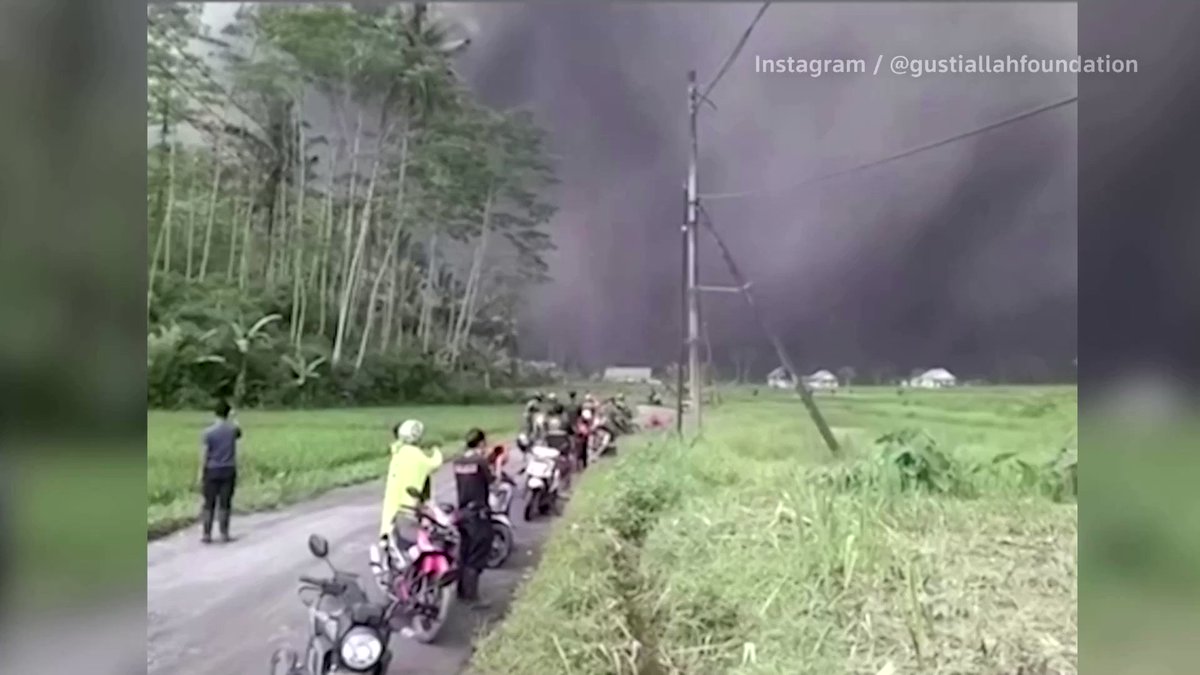 Indonesian authorities evacuated people and issued their highest ...
