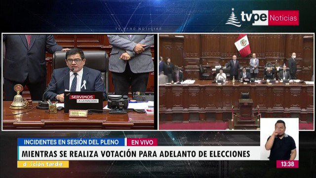 Tvperú Noticias On Twitter 🚨 LoÚltimo Con 49 Votos A Favor 33 En