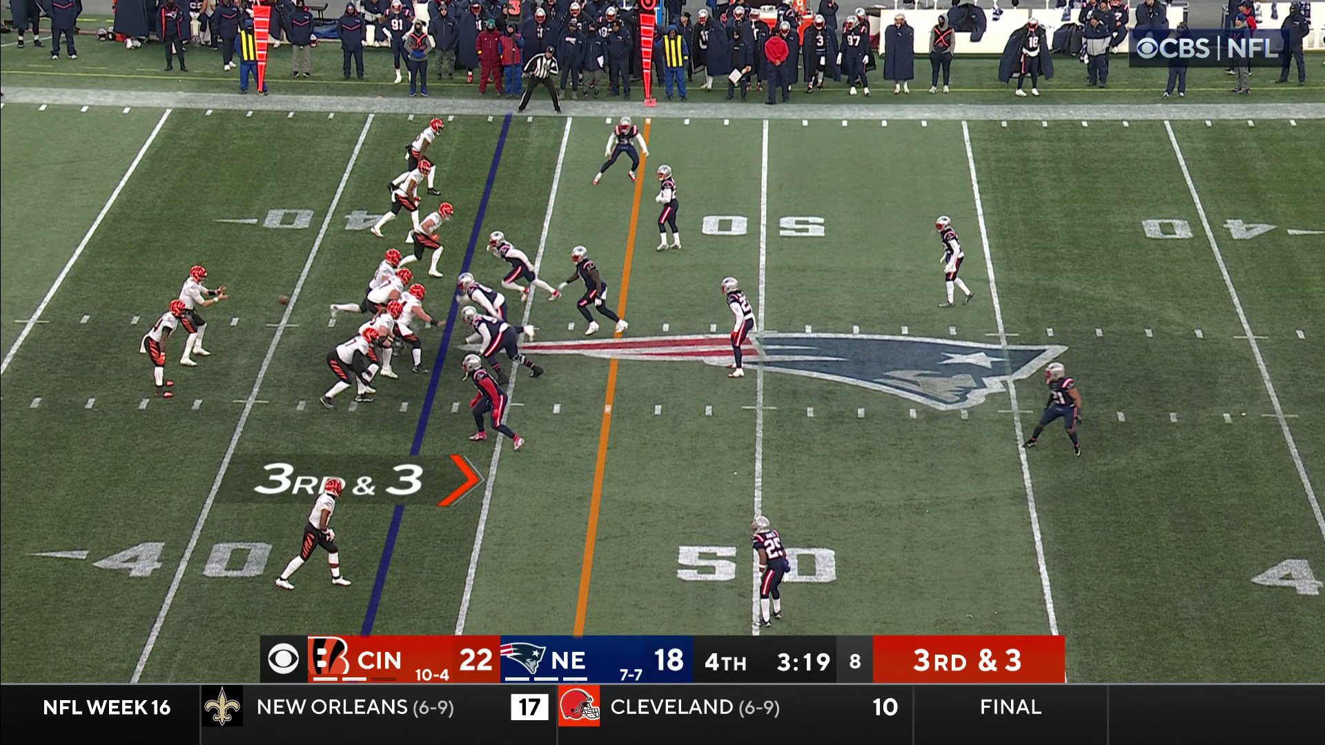 NFL on Twitter: "THE NEW ENGLAND PATRIOTS. 📺: #CINvsNE on CBS 📱: Stream on NFL+ https://t.co ...