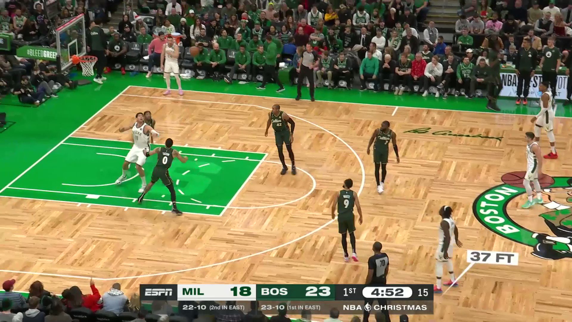 NBA on Twitter: "41 PTS 7 REB 5 AST 3 STL W Jayson Tatum delivers an #NBAXmas gift to Celtics ...