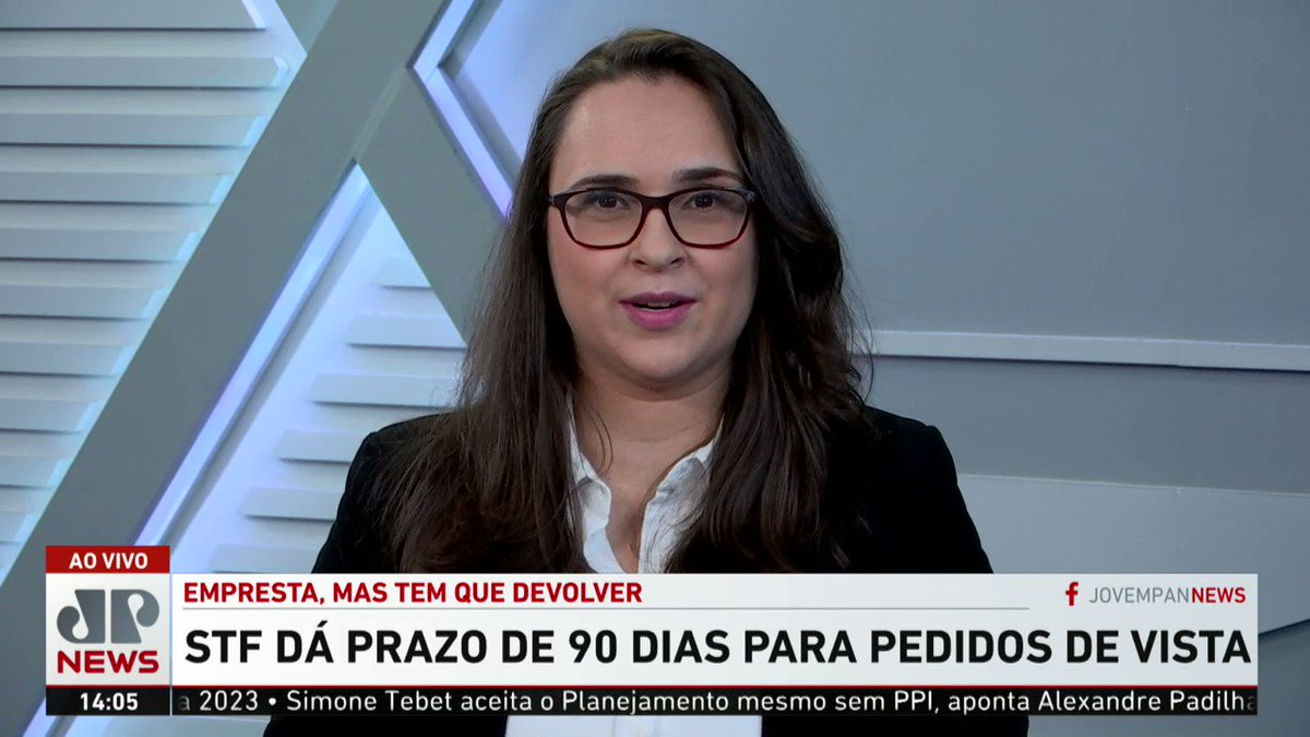 Jovem Pan News on Twitter: "#LinhaDeFrente | STF dá prazo de 90 dias para pedidos de vista ...