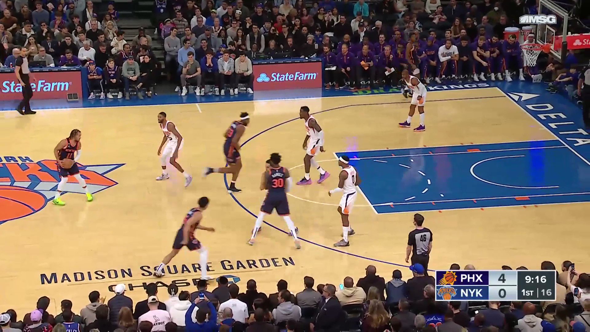 NBA on Twitter: "28 PTS 16 REB 6 AST 4 threes Julius Randle leads the Knicks to another W. https ...