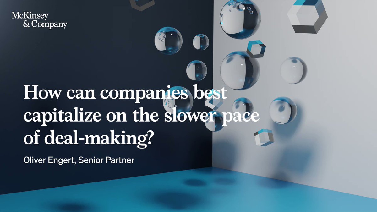 McKinsey & Company on Twitter: "Watch now as senior partner Oliver Engert discusses why a slower ...