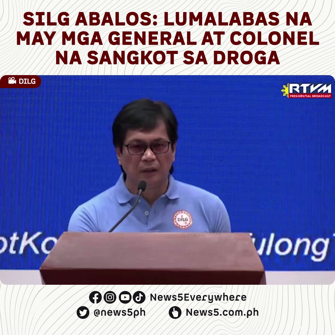 News5 on Twitter: "Pinagsusumite ni Interior Secretary Benhur Abalos ang mga full colonel at ...