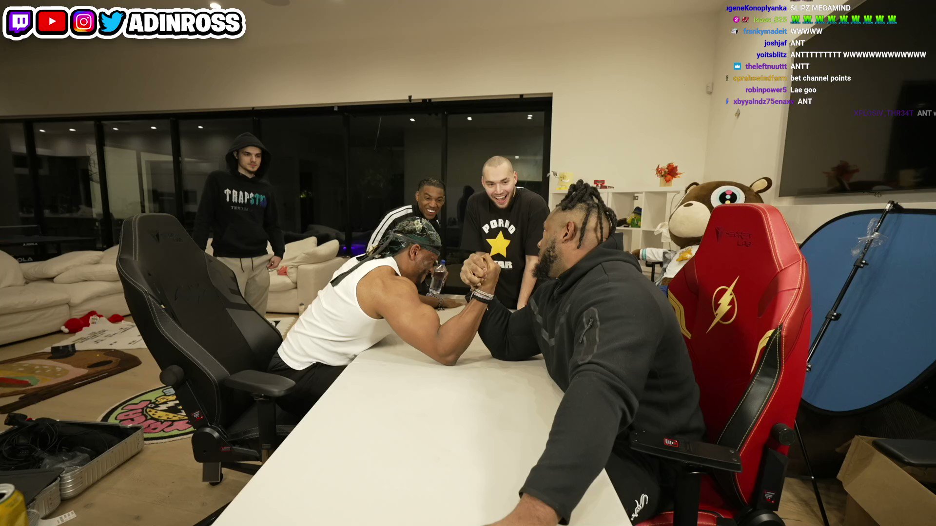 Twitch Clips on Twitter: "Adin Ross's security guard breaks his arm on stream https://t.co ...