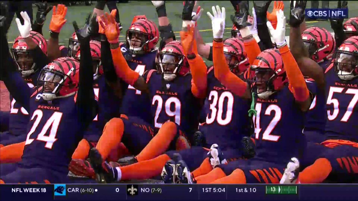 CBS Sports on Twitter: "This @Bengals celebration 😂"