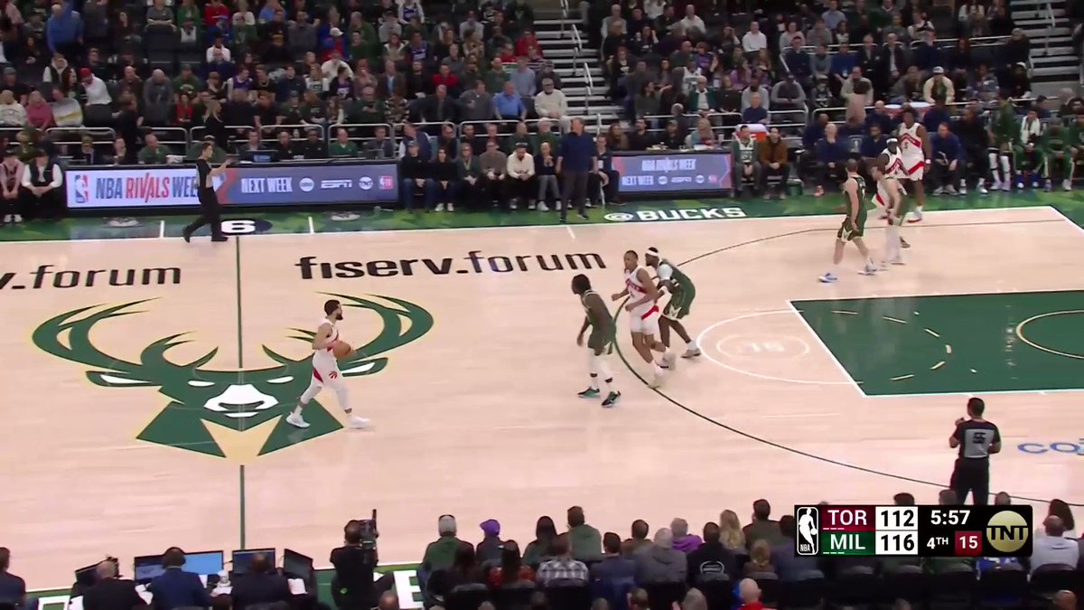 NBA on Twitter: "FVV has 36... Raptors/Bucks coming down to the wire on TNT 🍿"
