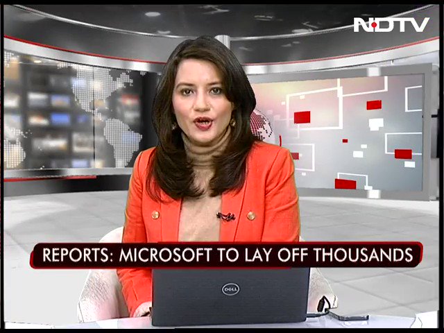 NDTV on Twitter: "Microsoft to lay off thousands of employees, in response to slow demand ...