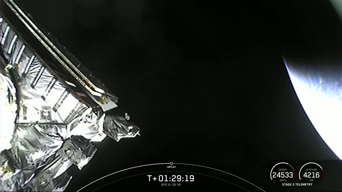 Naomi かえるケロケロ On Twitter Rt Spacex Deployment Of The Gps Iii Space