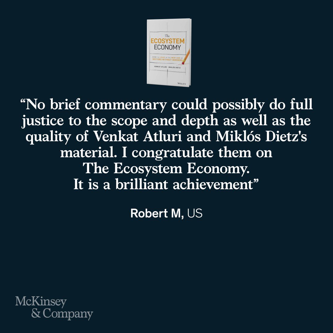 McKinsey & Company on Twitter: "Thank you to those who have taken the time to review our new ...