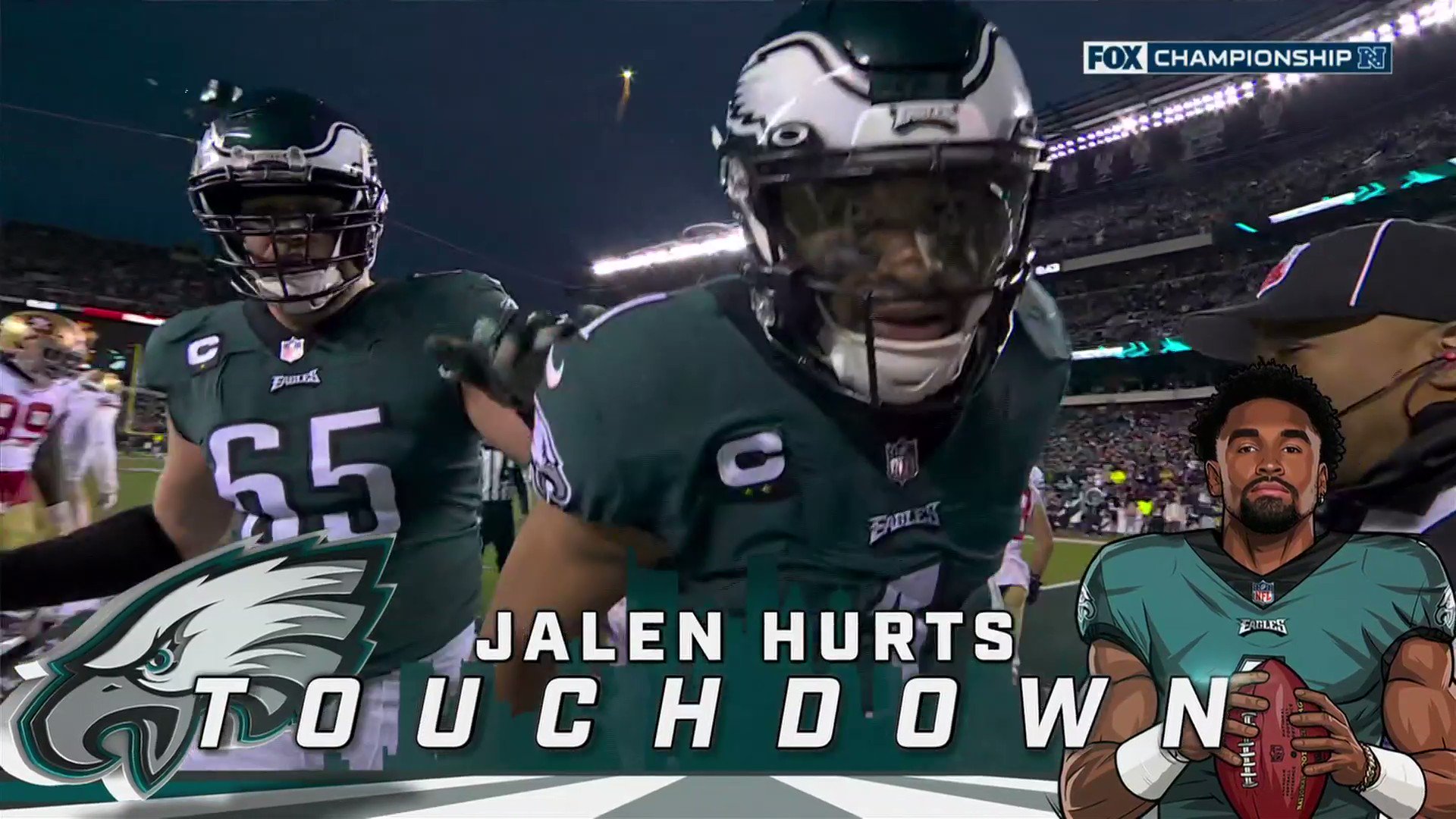 Philadelphia Eagles on Twitter: "MWAH @JalenHurts | #FlyEaglesFly https://t.co/gBt7YOIb9U" / Twitter