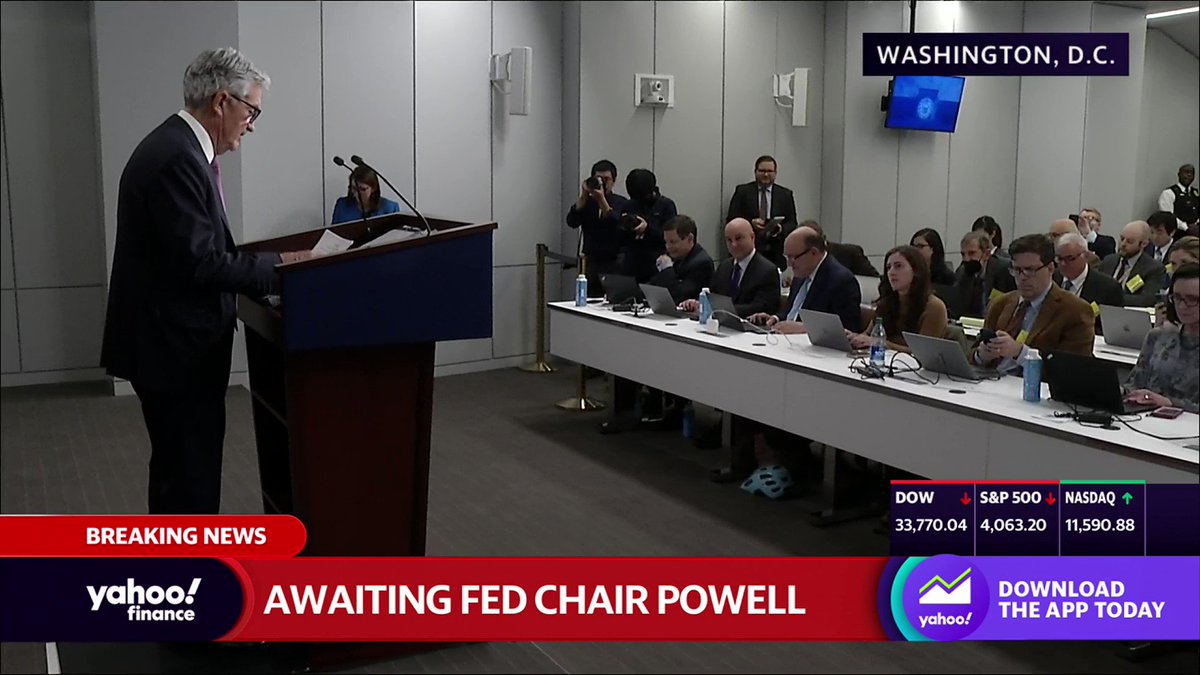 Yahoo Finance on Twitter: "“The FOMC raised our policy interest rate by 25 basis points,” Fed ...