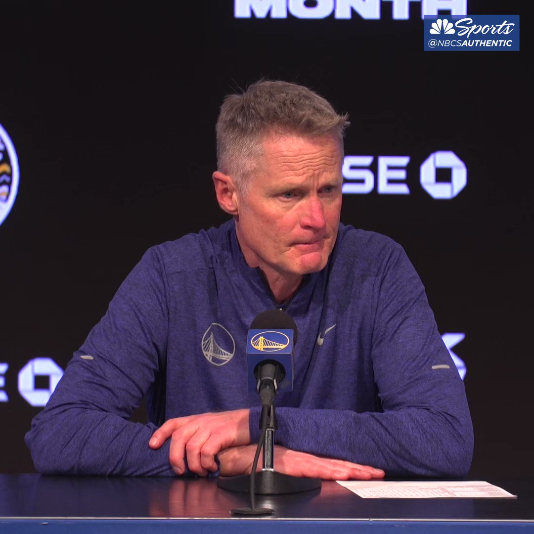 Warriors on NBCS on Twitter: "Steve Kerr says he's going back to the starting lineup of Steph ...