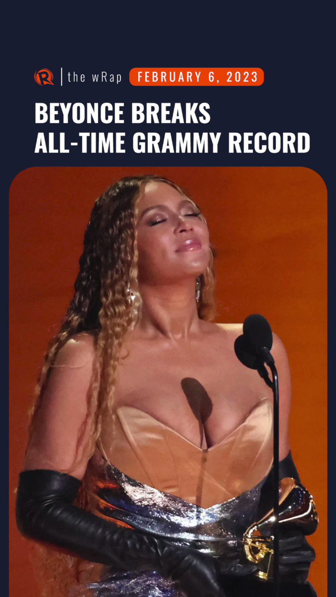 Rappler On Twitter Pop Superstar Beyoncé Breaks The Record For Most