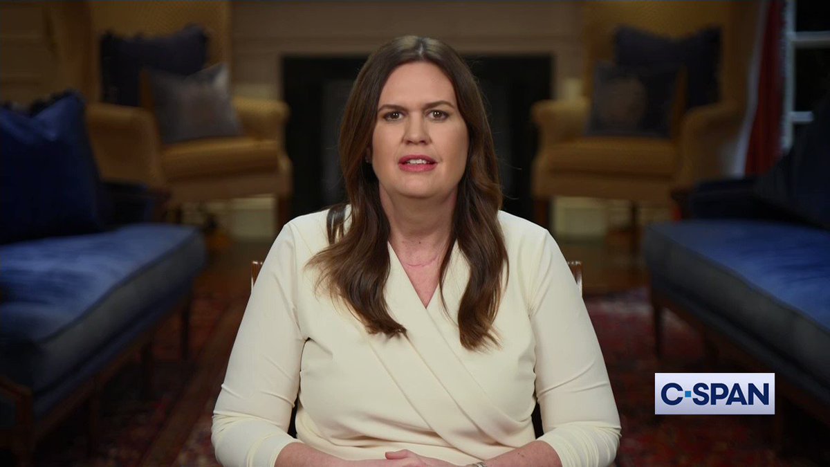 Rhian Fazzini🅨 on Twitter: "RT @cspan: Arkansas Governor Sarah Huckabee Sanders: "It’s time for ...