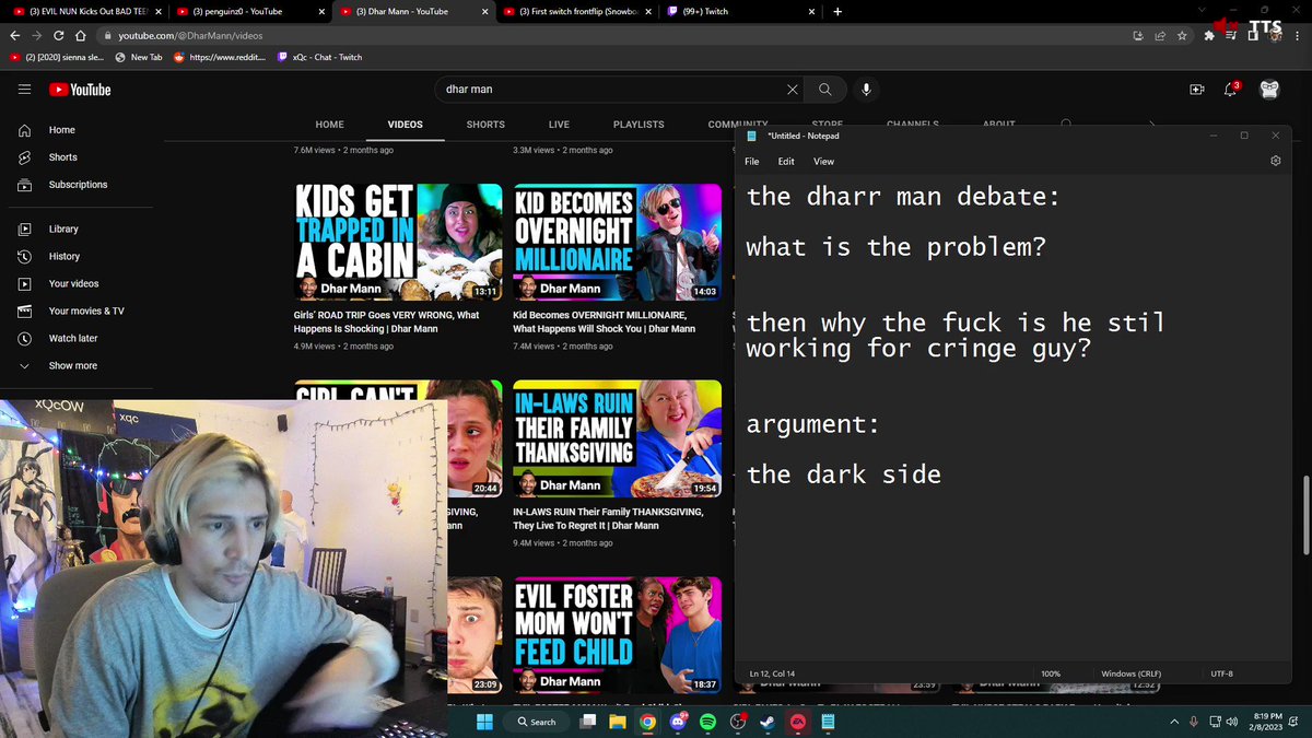 Dexerto on Twitter: "MoistCr1TiKaL explains economic exploitation to xQc"