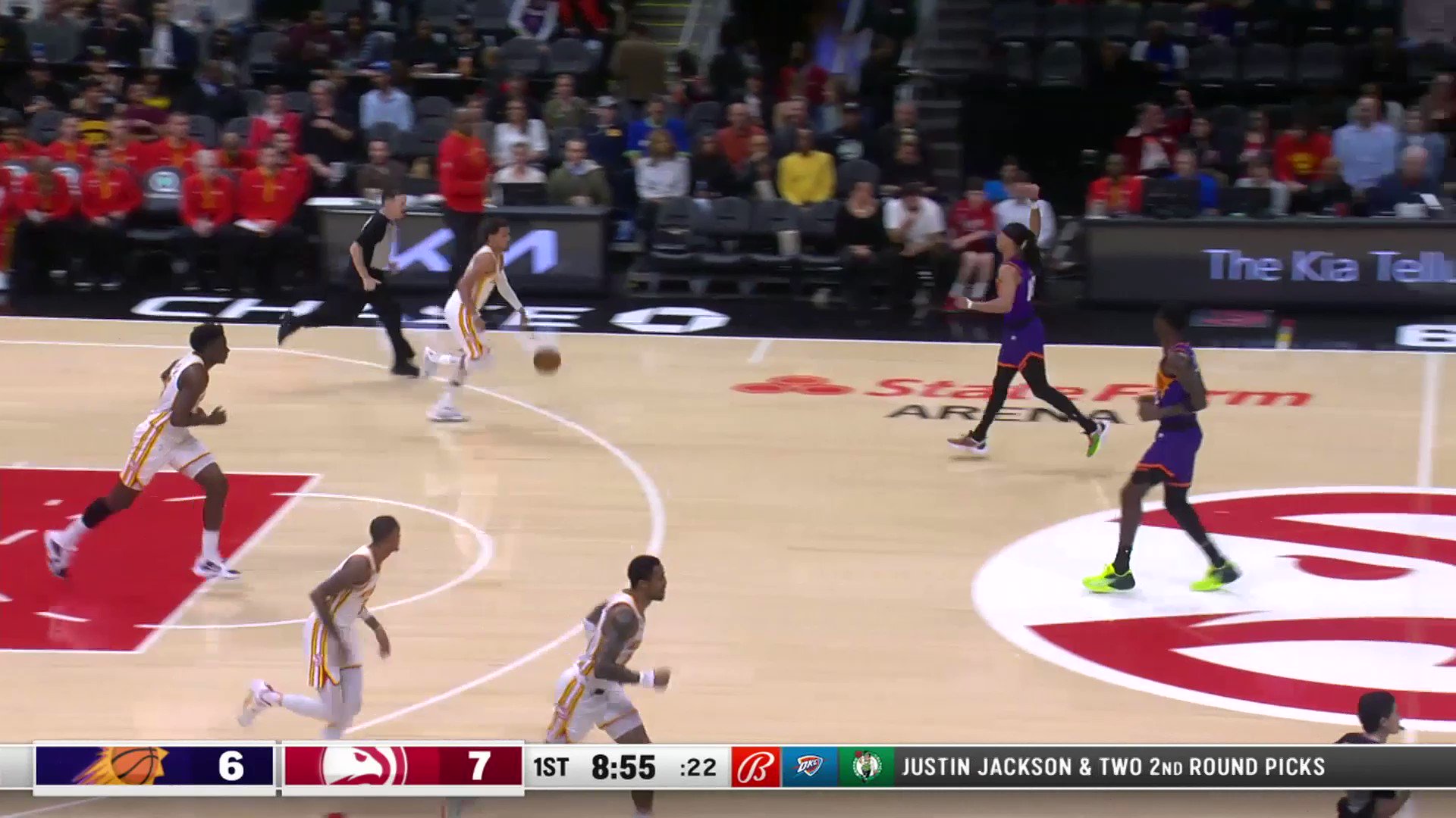 NBA on Twitter: "Trae in the Hawks W: 36 PTS 7 REB 12 AST 5 Threes For more, download the NBA ...