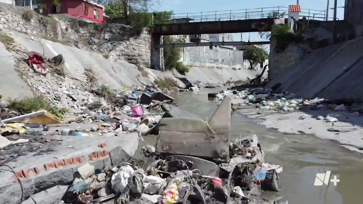 El arroyo Topo Chico es parte del paisaje urbano de la Zona Metropolitana de Monterrey, en donde ...