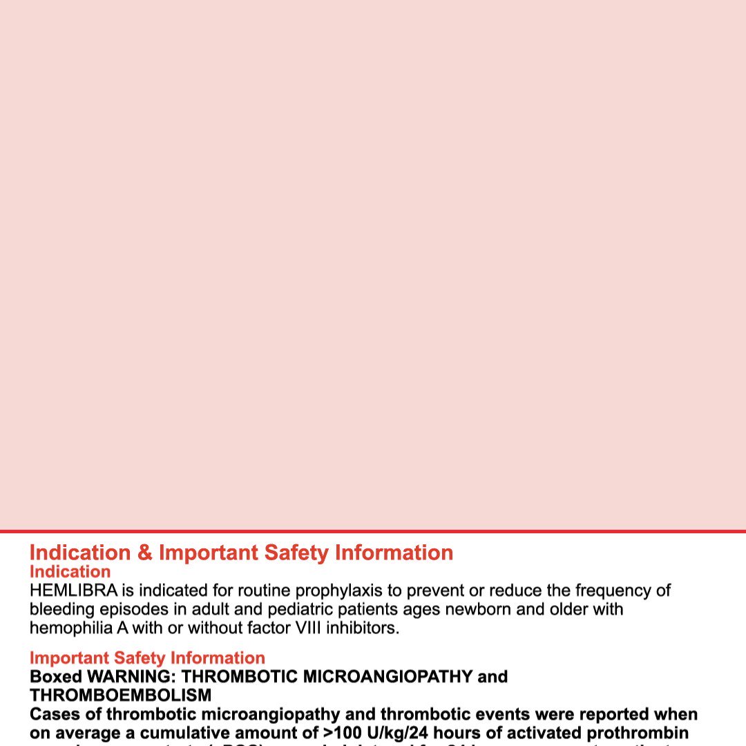 HEMLIBRA® (emicizumab-kxwh) HCP (@HemlibraHCP) / Twitter