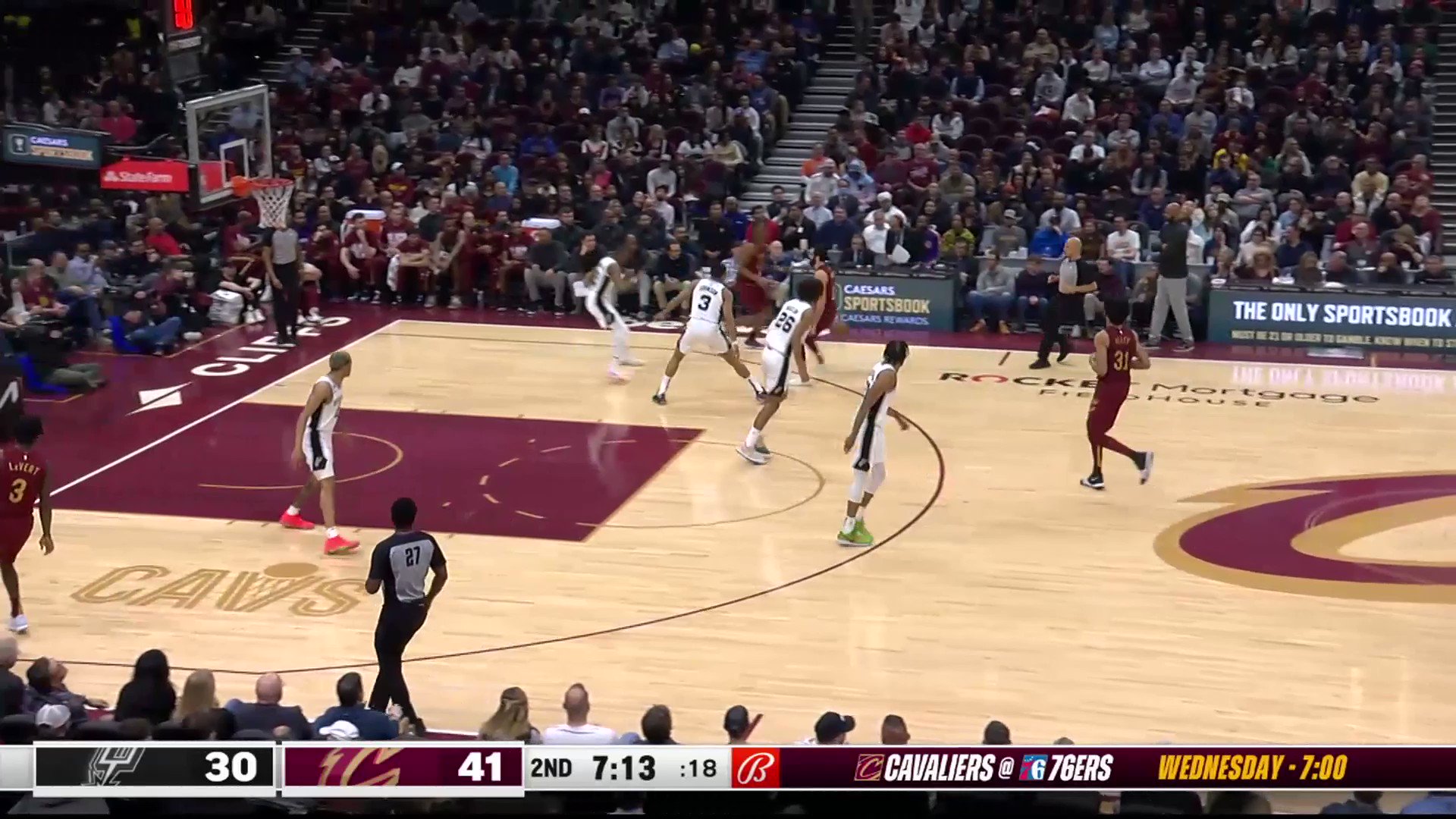 NBA on Twitter: "41 PTS 6 3PM Donovan Mitchell scored from EVERYWHERE to lift the @cavs to their ...