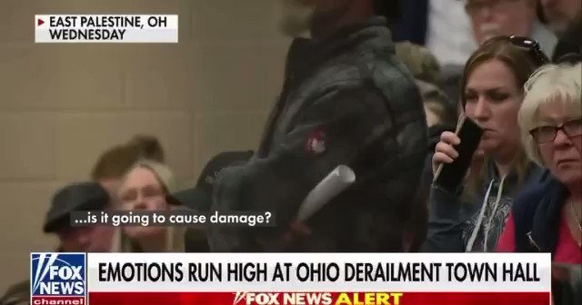 White Hot Mic On Twitter Emotions Run High At Ohio Derailment Townhall