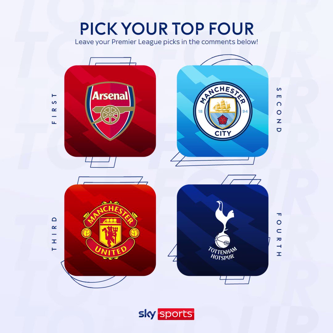 Sky Sports Premier League On X Screenshot Your Top Four 45 Off