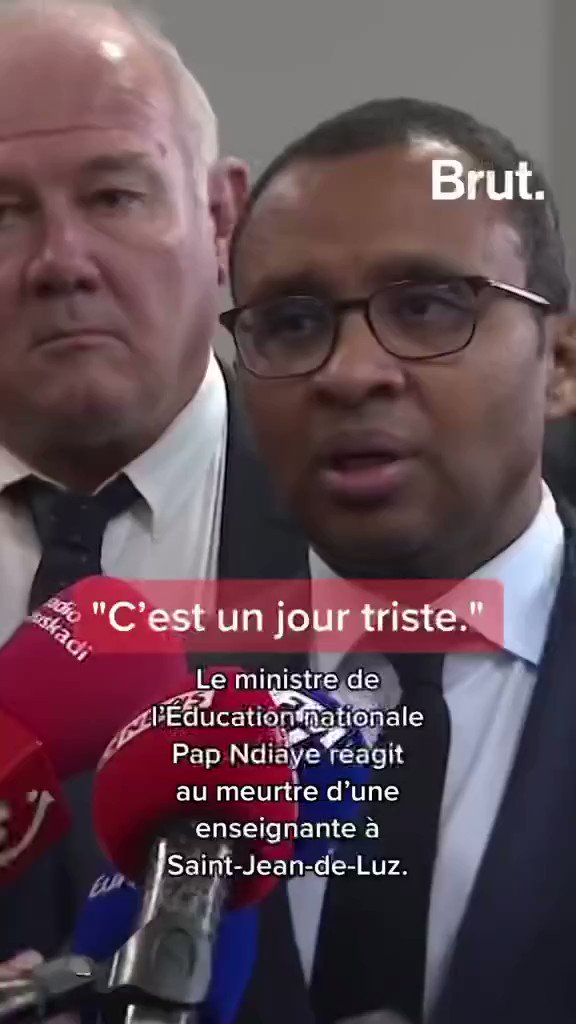 Brut FR on Twitter: "Le ministre de l’Éducation nationale Pap Ndiaye réagit au meurtre d’une ...