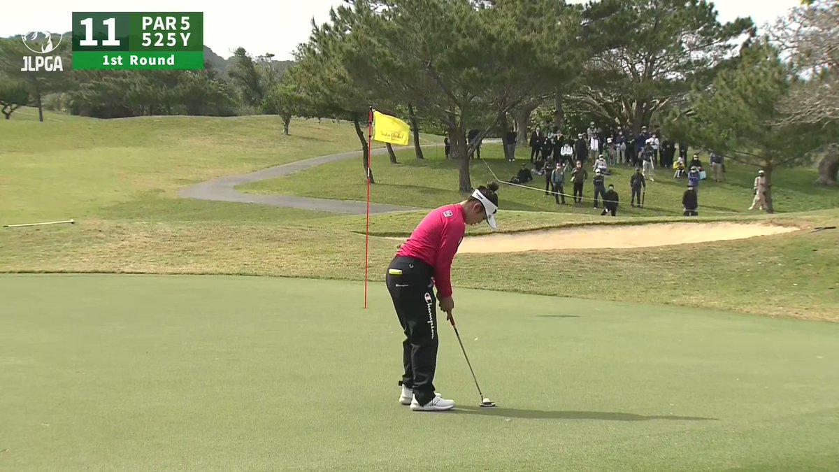 日本女子プロゴルフ協会(JLPGA) on Twitter: "#ダイキンオーキッドレディス🏆｜#Round1 昨年の女王 #山下美夢有 が11番でバーディー🙌 下り傾斜の右に切れるラインを ...