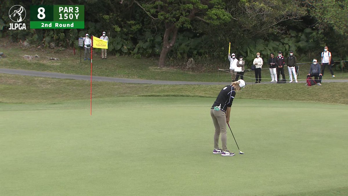 日本女子プロゴルフ協会(JLPGA) on Twitter: "#ダイキンオーキッドレディス🏆｜#Round2 #金田久美子(@kinkumiringo) が8番で長い距離を沈め、今日6個目の ...