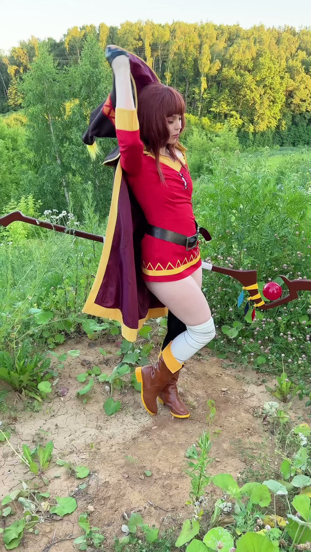 Caticornplay on Twitter: "Megumin, if she has some MP left after using her explosion magic https ...