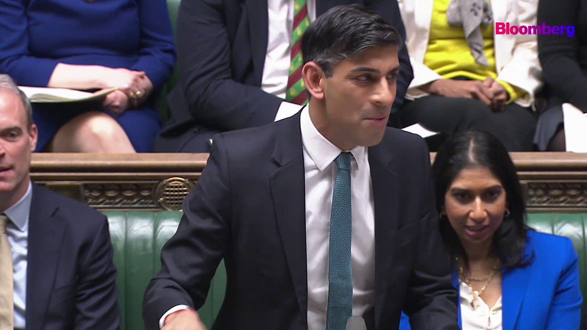 Bloomberg UK on Twitter: "Prime Minister Rishi Sunak says Labour's Keir Starmer is "just another ...