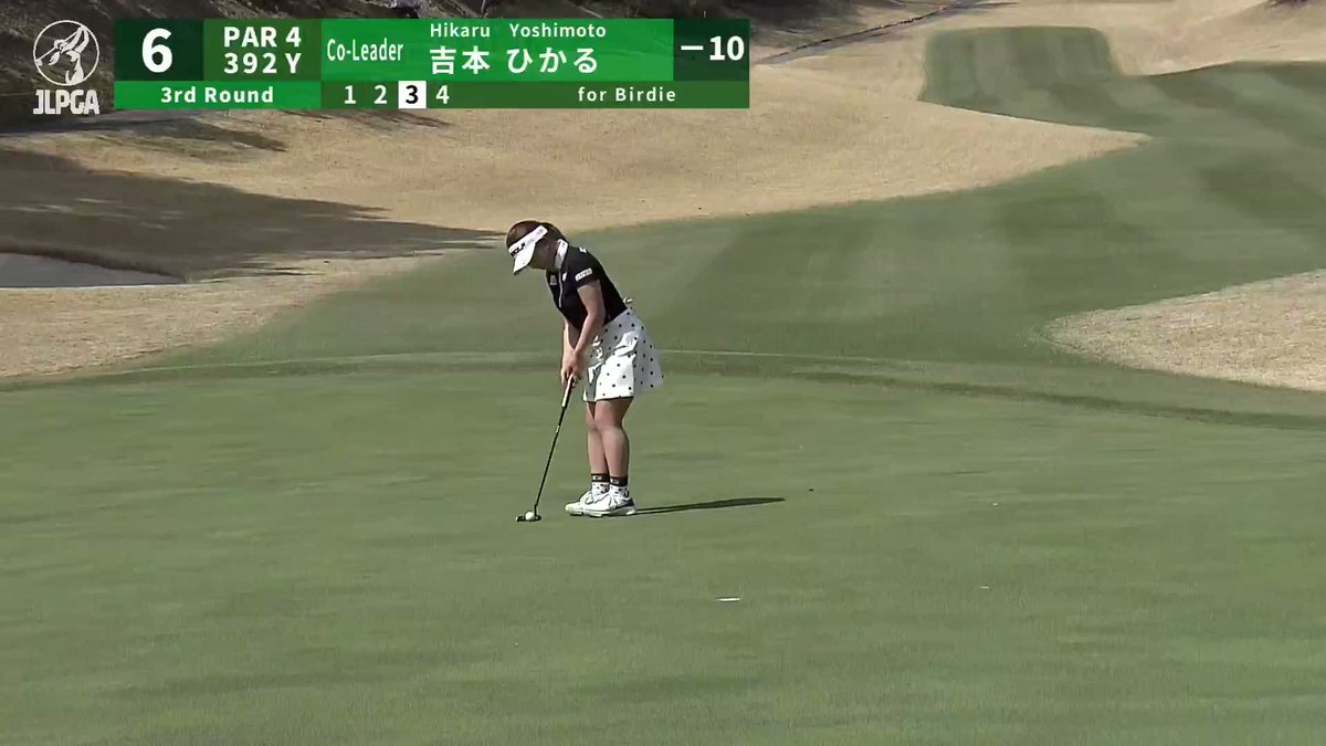 日本女子プロゴルフ協会(JLPGA) on Twitter: "#明治安田生命レディス🏆｜#Round3 #吉本ひかる が6番で今日2つ目のバーディー⭕️ この時点で単独首位に立っています📈 ...