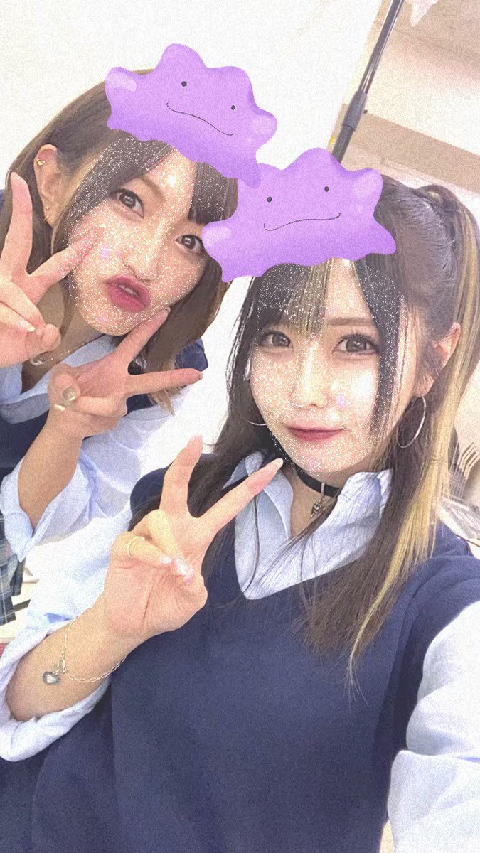ビジュアル撮影でたまたまギャルが2人揃いました別班なのでなかなかレア Twihub ツイハブ