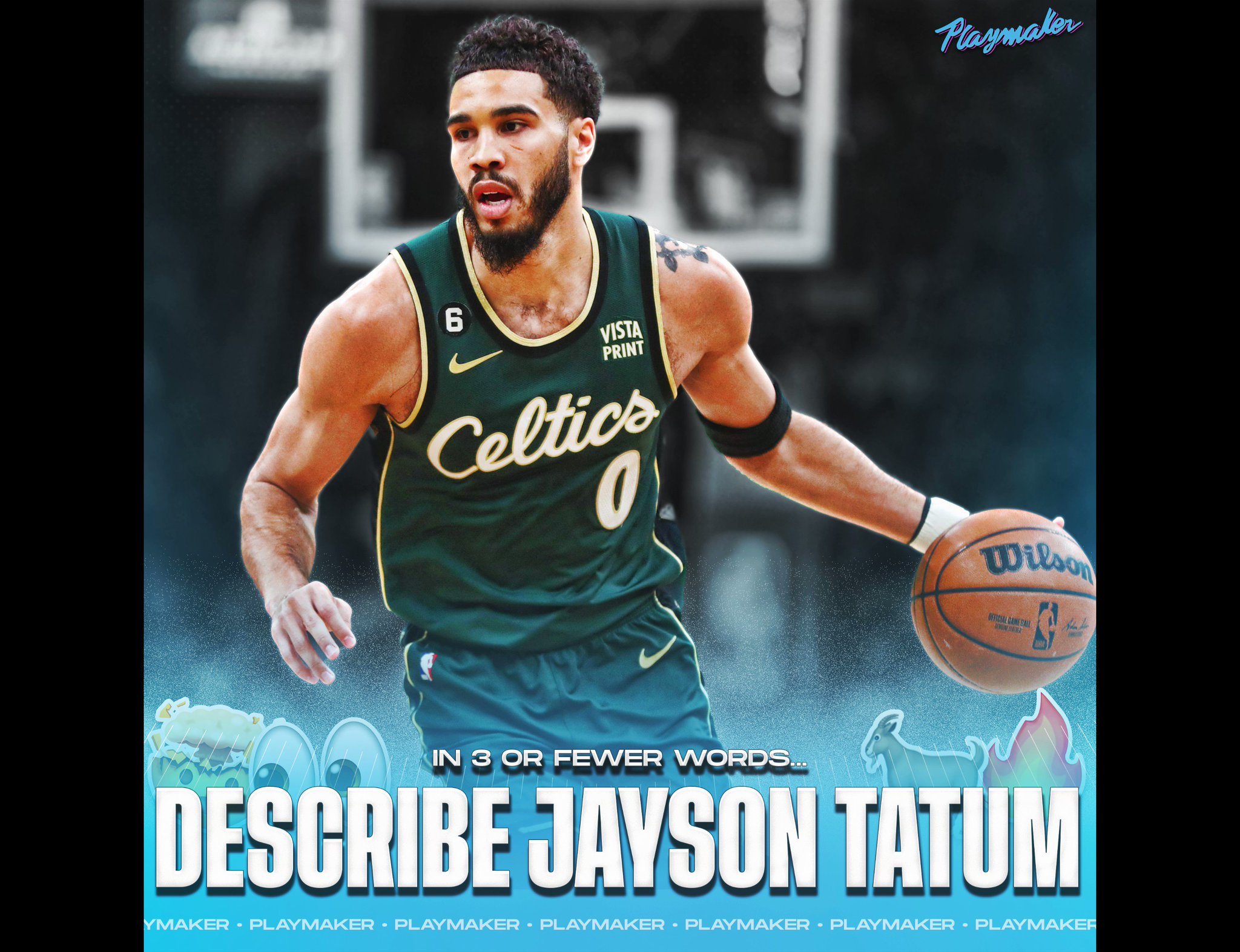 Playmaker on Twitter: "In 3 or fewer words... Describe Jayson Tatum ☘️ https://t.co/aguEkMeon6 ...