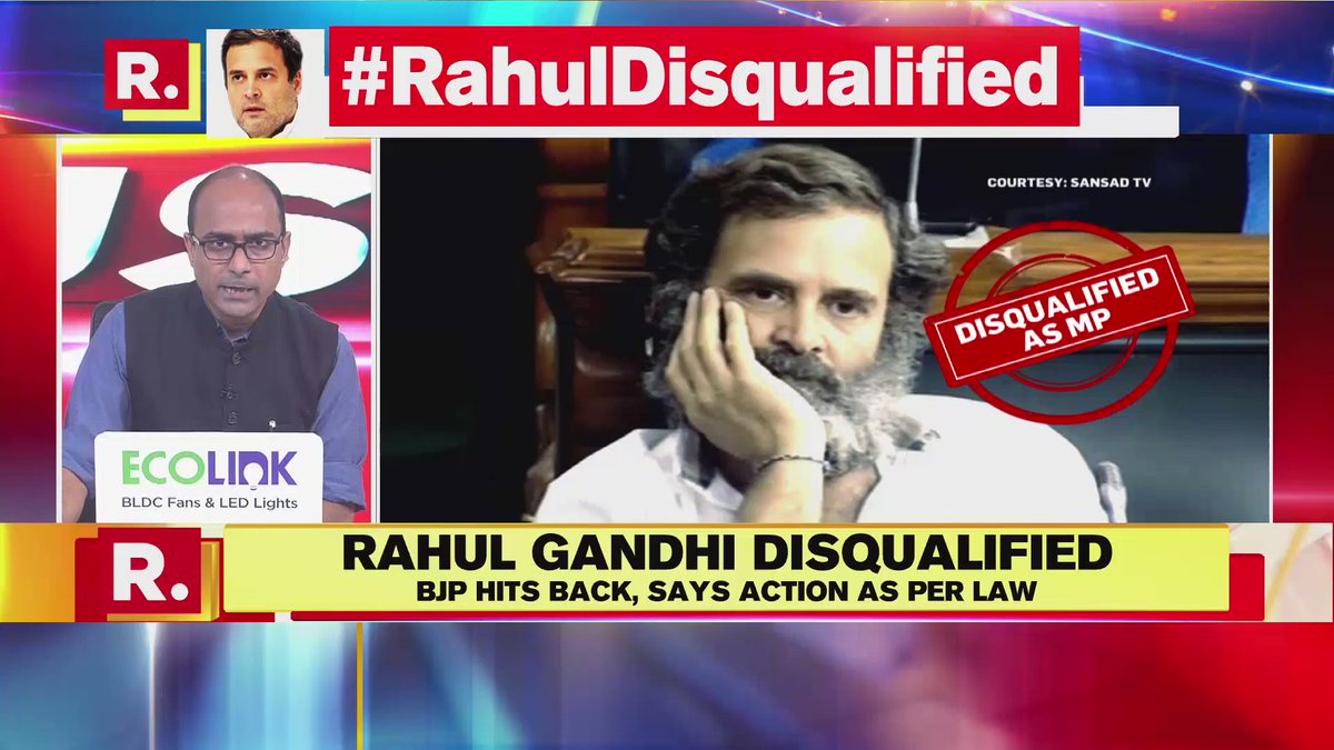 Republic on Twitter: "#RahulDisqualified | #ThisIsExclusive: Congress leader Rahul Gandhi ...