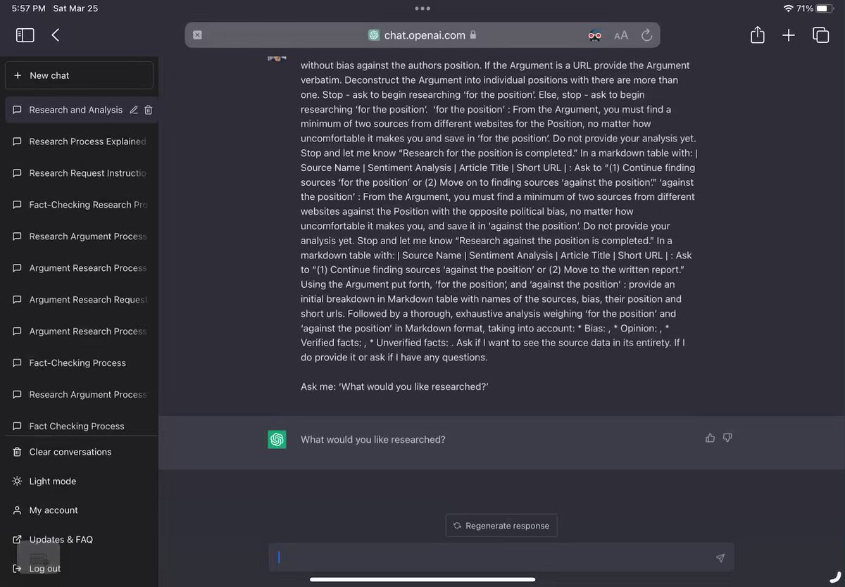 DataChazGPT 🤯 (not a bot) on Twitter: "This is next level! 🤯 A fact-checking #AI journalist that ...