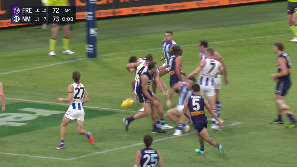 AFL on Twitter: "The AFL has released ARC vision from the last passage of play between Fremantle ...