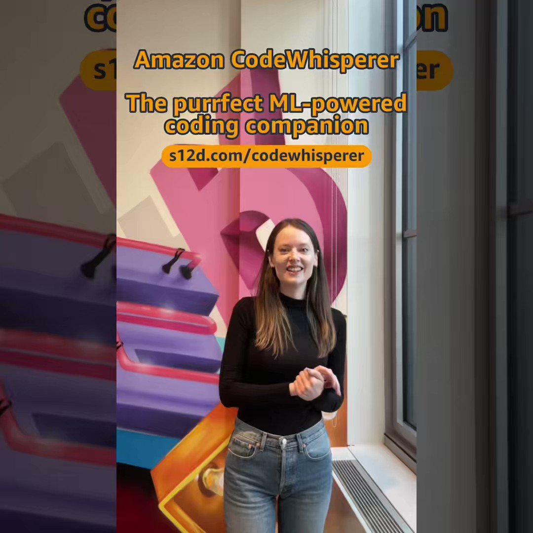 Brooke Jamieson on Twitter: "🐾👩🏻‍💻Unleash your inner coding cat with Amazon CodeWhisperer! Be ...