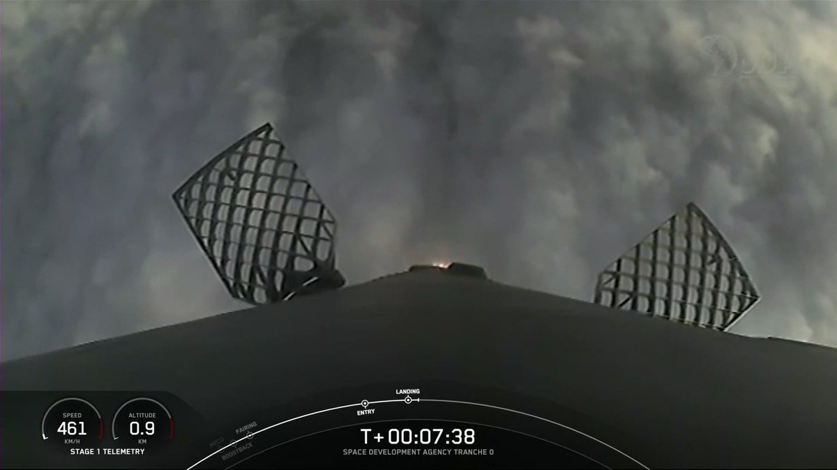 Falcon 9’s first stage has landed on Landing Zone 4 SpaceX @spacex