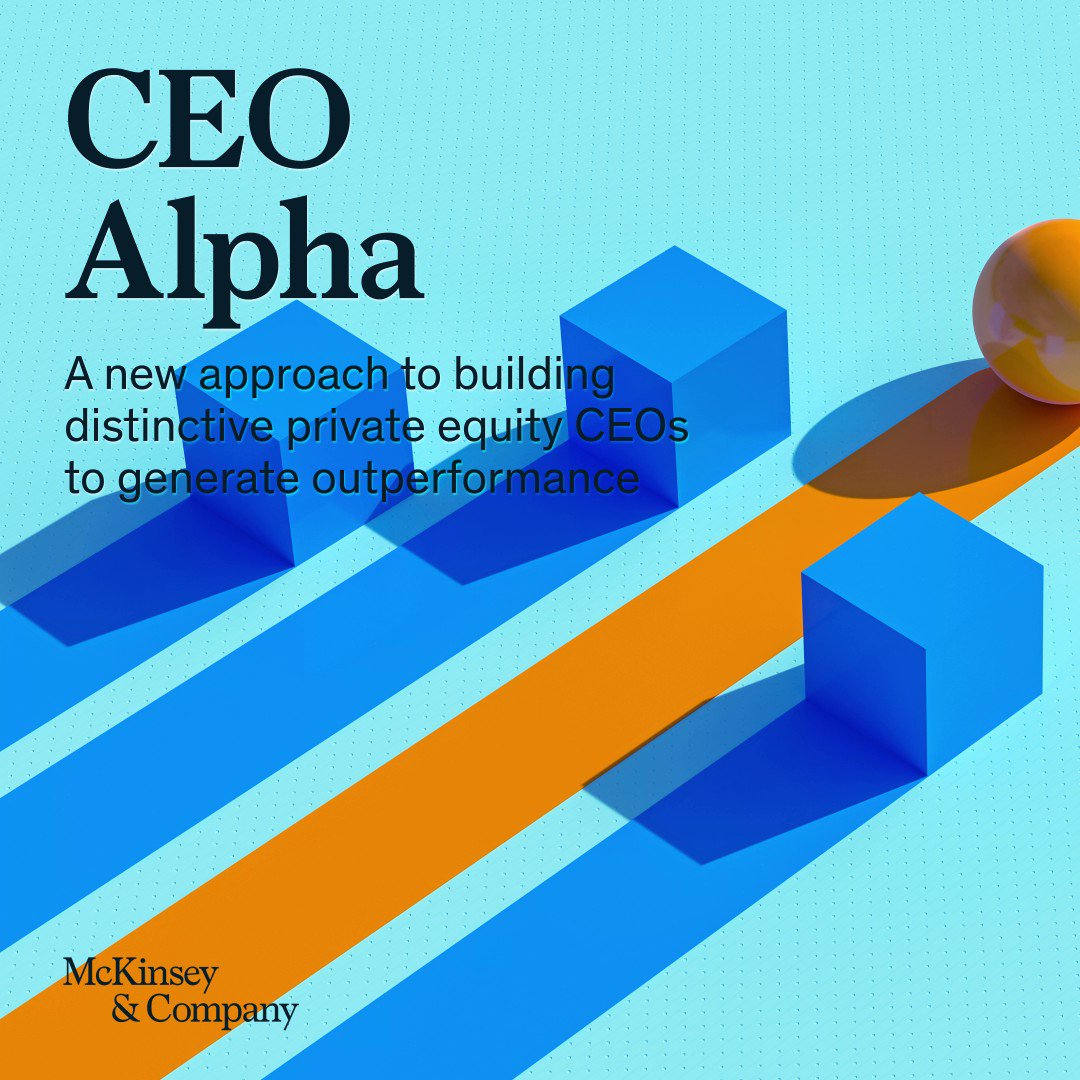McKinsey & Company on Twitter: "To create and sustain high performance, private equity sponsors ...
