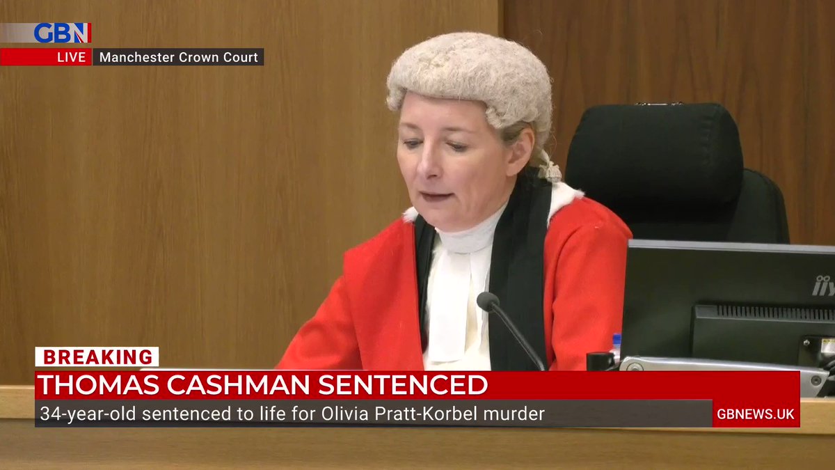 GB News on Twitter: "Breaking: Olivia Pratt-Korbel's killer Thomas Cashman has been sentenced to ...