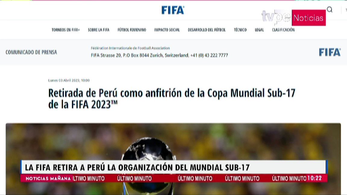 Tvperú Noticias On Twitter 🚨 LoÚltimo Retiran A Perú Como
