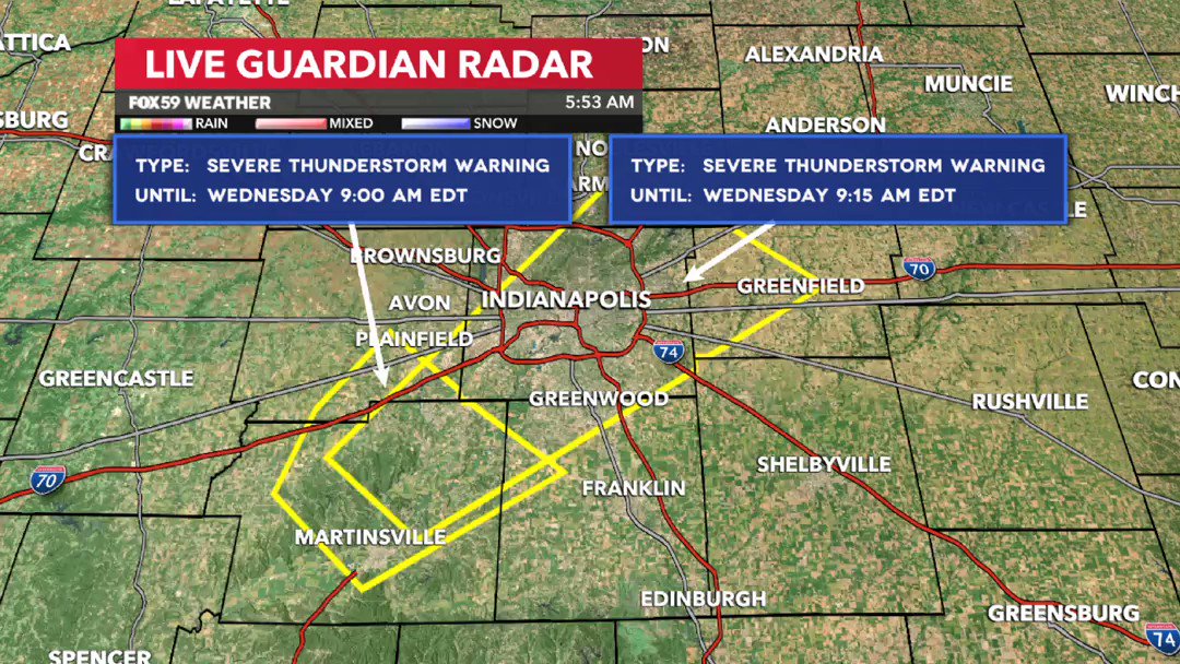 Beth Finello on Twitter: "A Severe Thunderstorm Warning has been issued for Marion, Hamilton ...