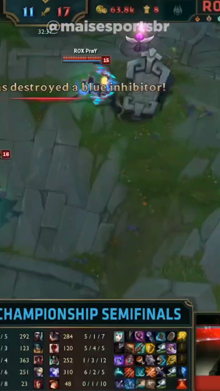 Mais Esports on Twitter: "PraY, considerado um dos melhores e mais agressivos ADCs da história ...