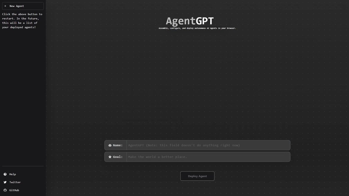 Hasan Toor on Twitter: "2. My friend @asimdotshrestha built AgentGPT that runs directly in the ...
