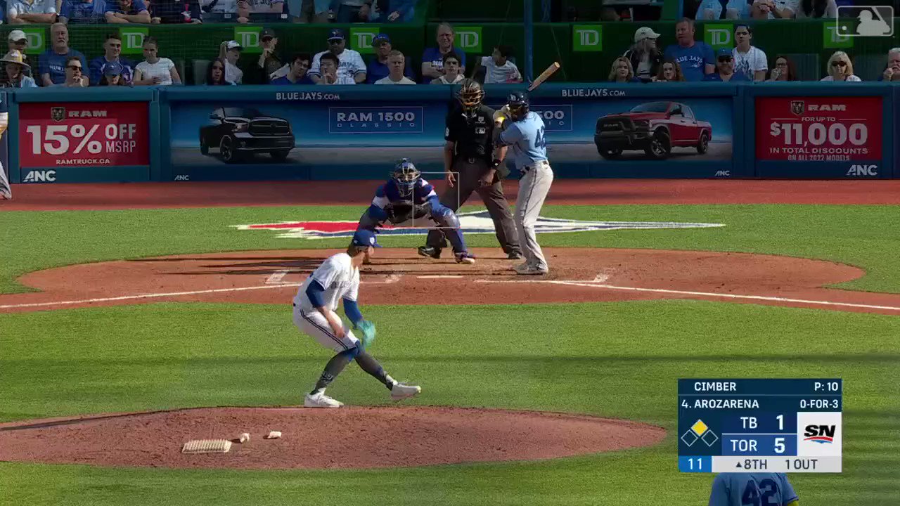 Rays at Blue Jays / Twitter