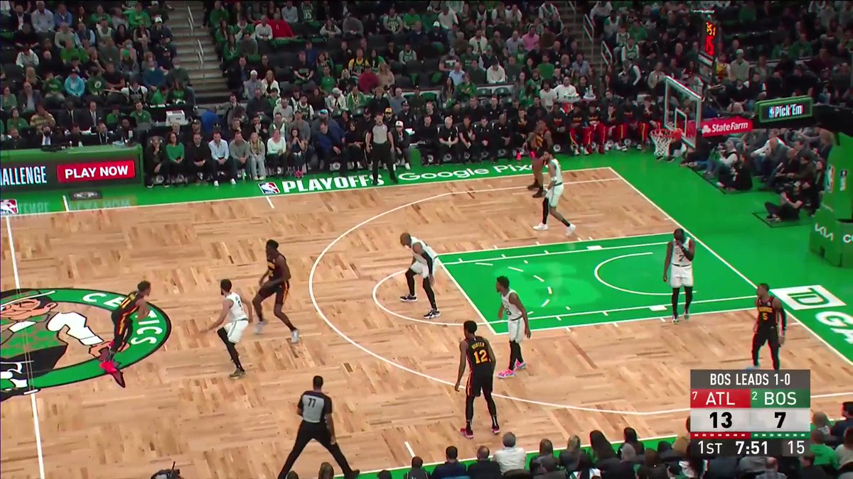 NBA on Twitter: "Trae finds Capela with the lob on NBA TV 🥽 1Q underway as the Hawks lead early ...