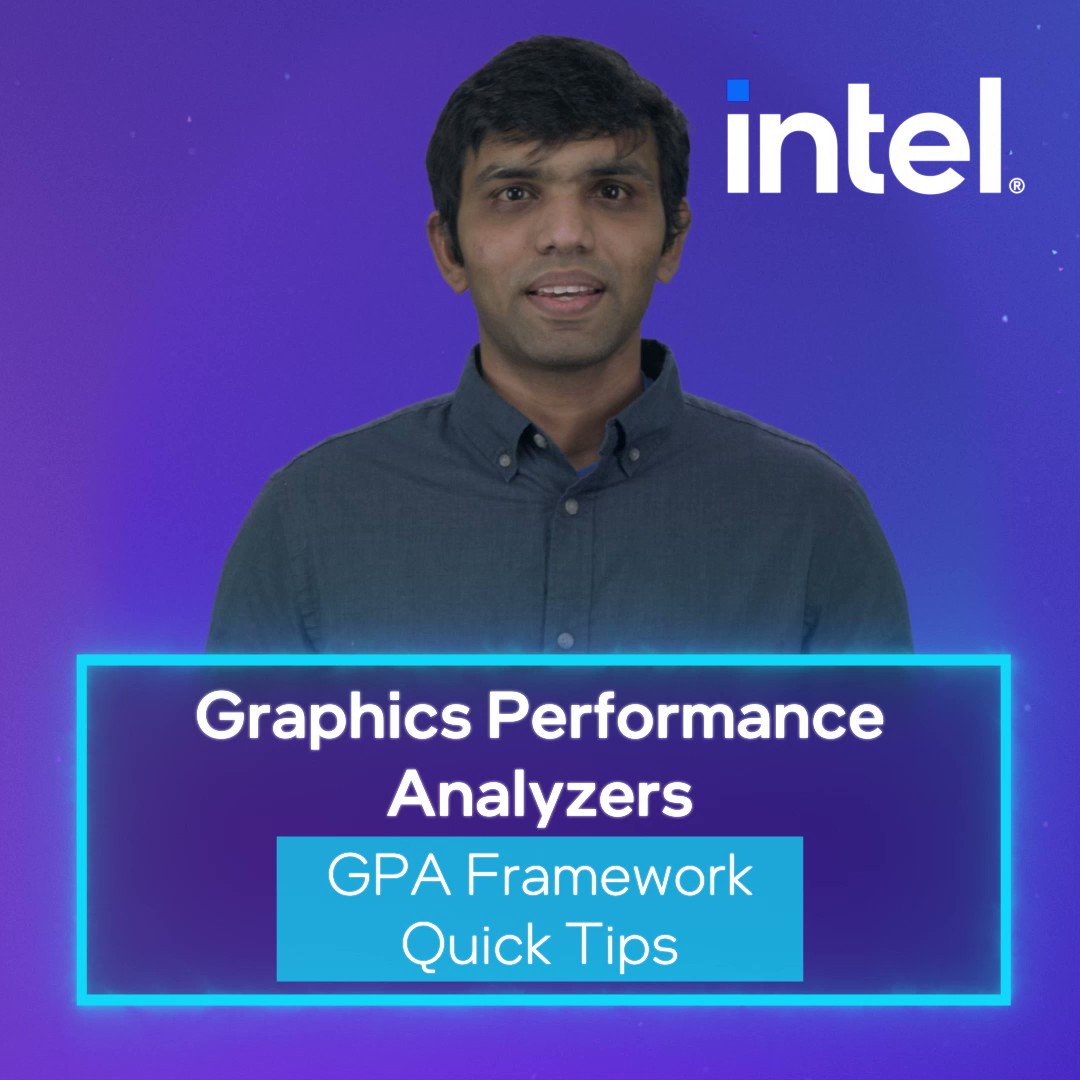 Intel Software on Twitter: "Intensify your profiling ability with Intel Graphics Performance ...