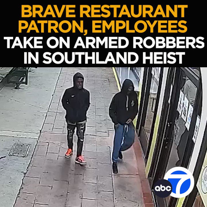Abc7 Eyewitness News On Twitter A Pair Of Armed Robbery Suspects Try